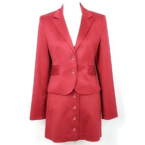 Express | Jackets & Coats | Express Design Studio 2 Pc Suit Red Size 6 ...